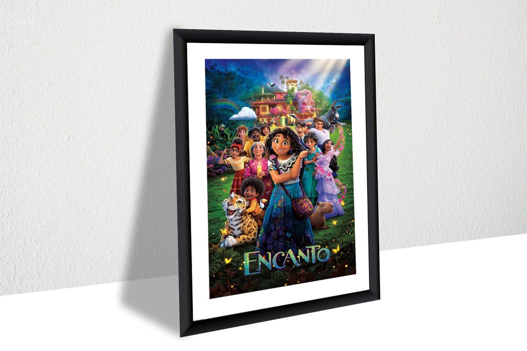 Encanto Movie Poster Canvas Poster, Wall Art, Wall Decor, Canvas Print ...