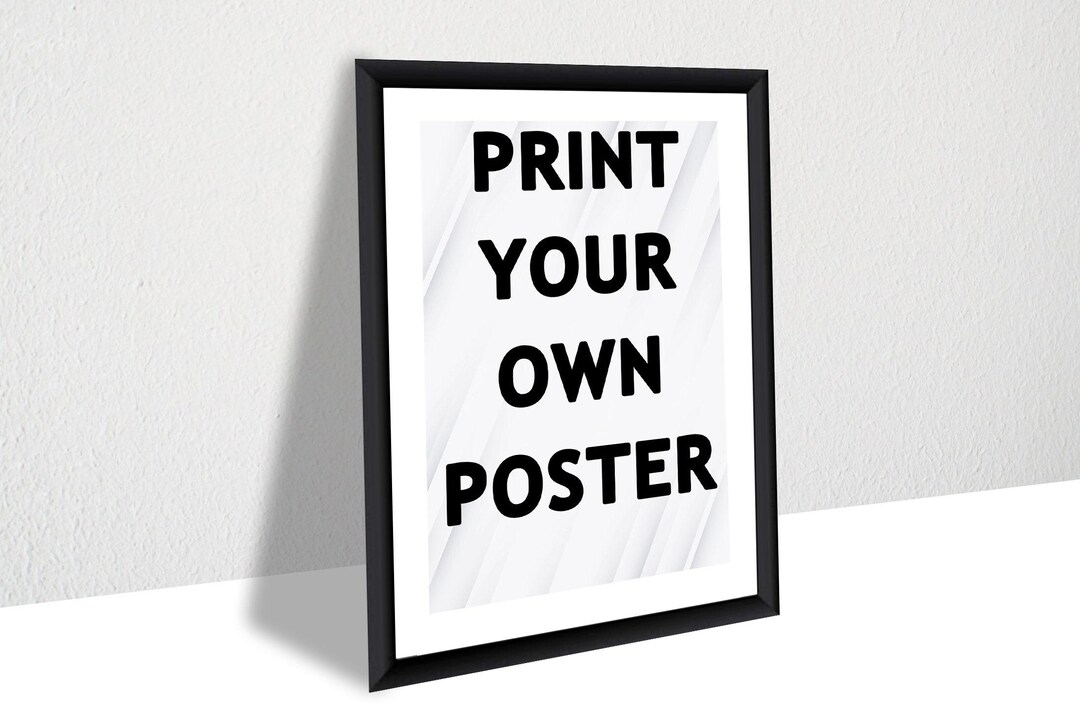 Custom Poster – Personalized Wall Art, Framed or Unframed - Etsy