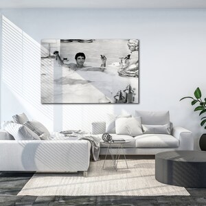 Scarface Jacuzzi Canvas Poster Wall Art Premium | Canvas High Quality ...