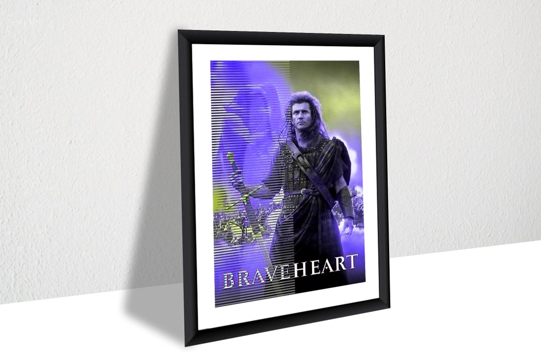 Braveheart Movie Poster 1995 Canvas Poster, Wall Art, Wall Decor ...