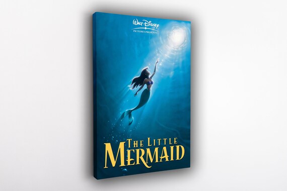 The Little Mermaid Poster Canvas Poster Wall Art Wall Decor - Etsy