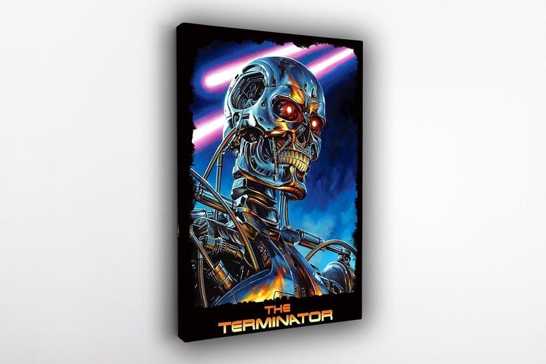 The Terminator Movie Poster | Sci-fi Film Wall Art | Arnold ...