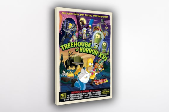 The Simpsons Treehouse of Horror 16 2005 Canvas Poster Wall - Etsy