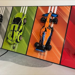 Lego Wall Mount Display for LEGO® Technic™ Mclaren Orange | LEGO® Car ...