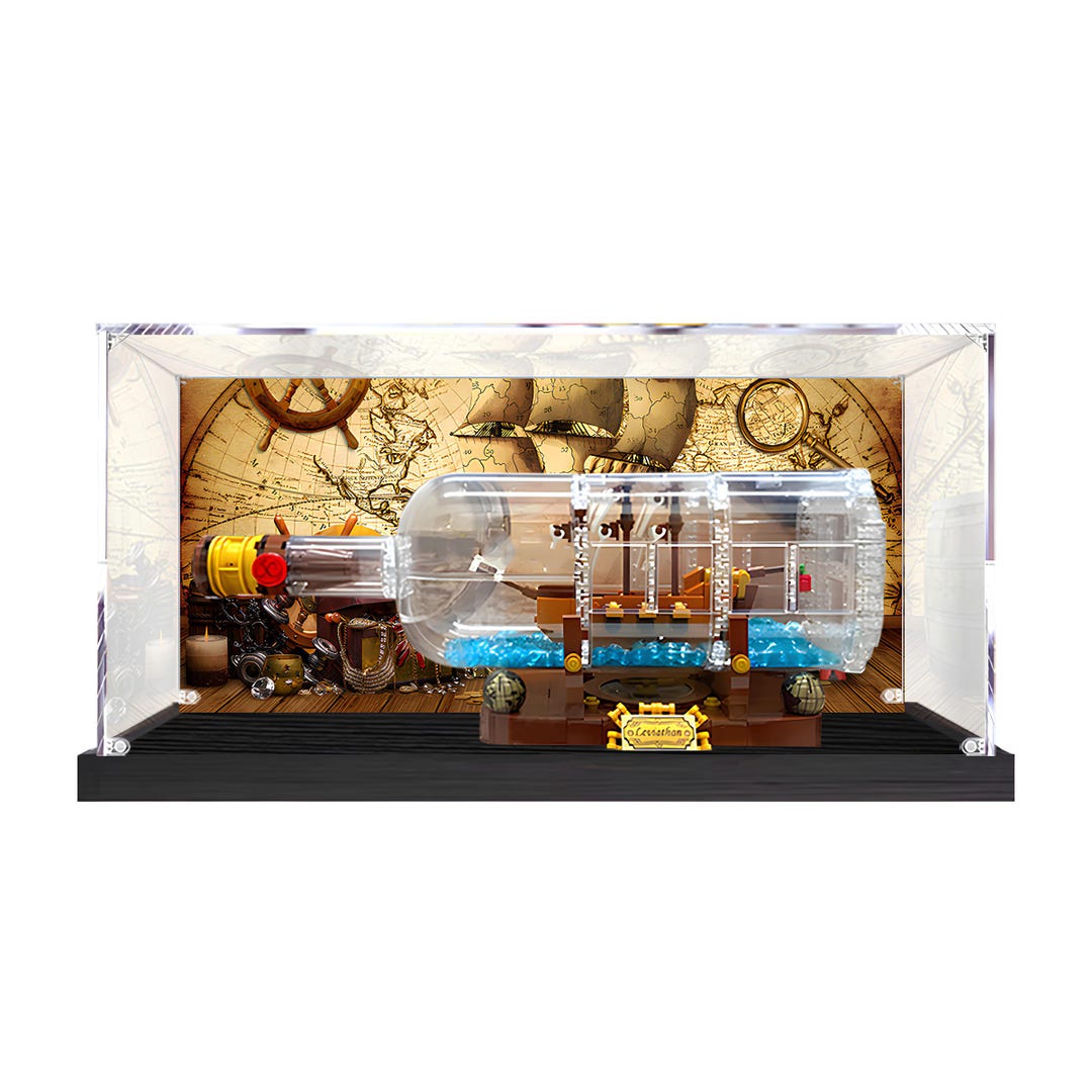 Acrylic LEGO Display Case for LEGO® Ship in a Bottle 92177 - Etsy