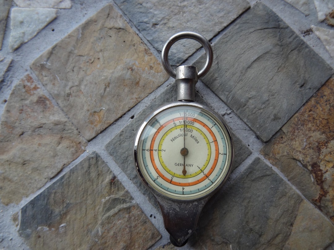 Vintage Opisometer to Measure Distance on a Nautical or Topographical ...