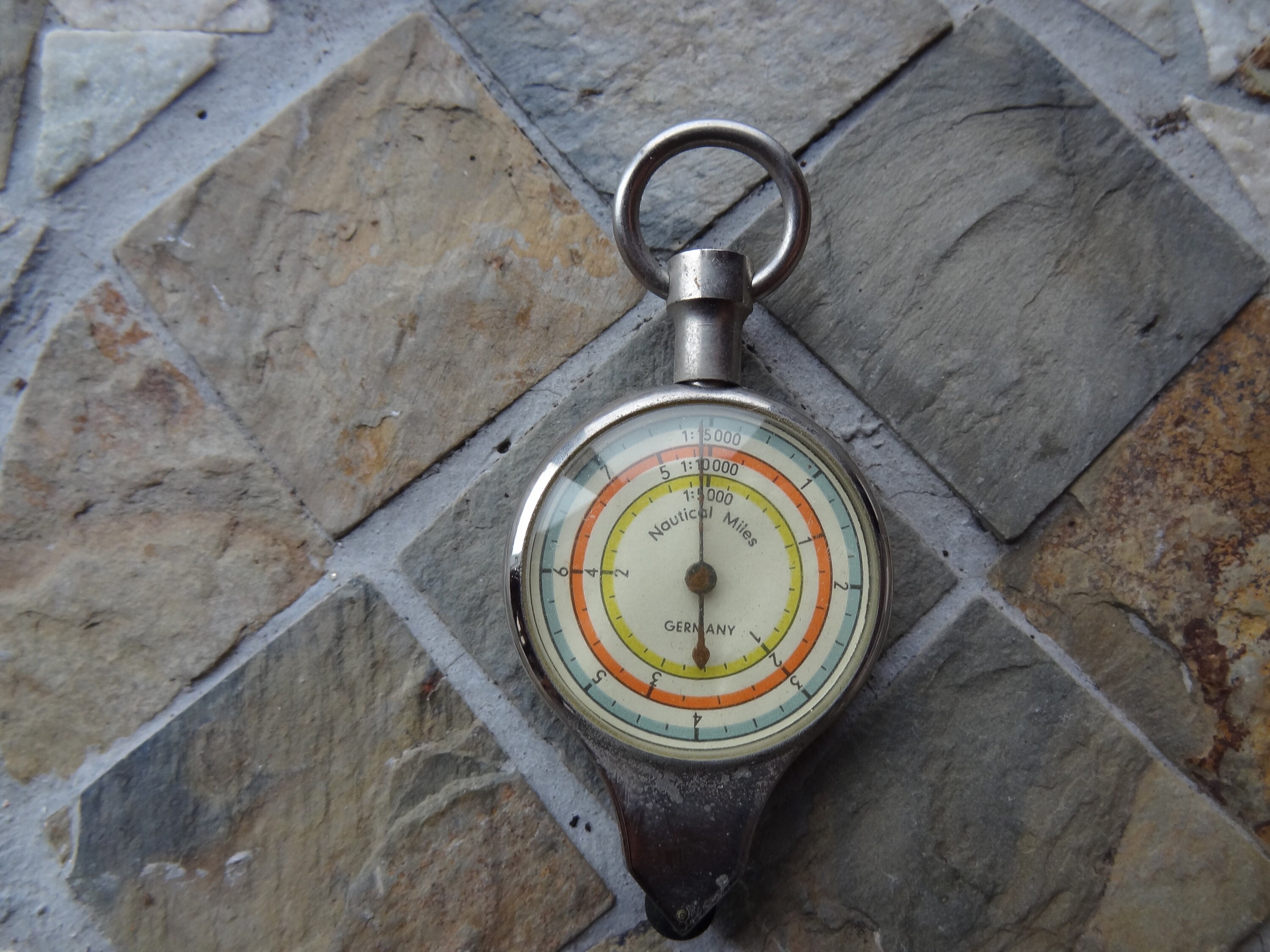 Vintage Opisometer to Measure Distance on a Nautical or Topographical ...