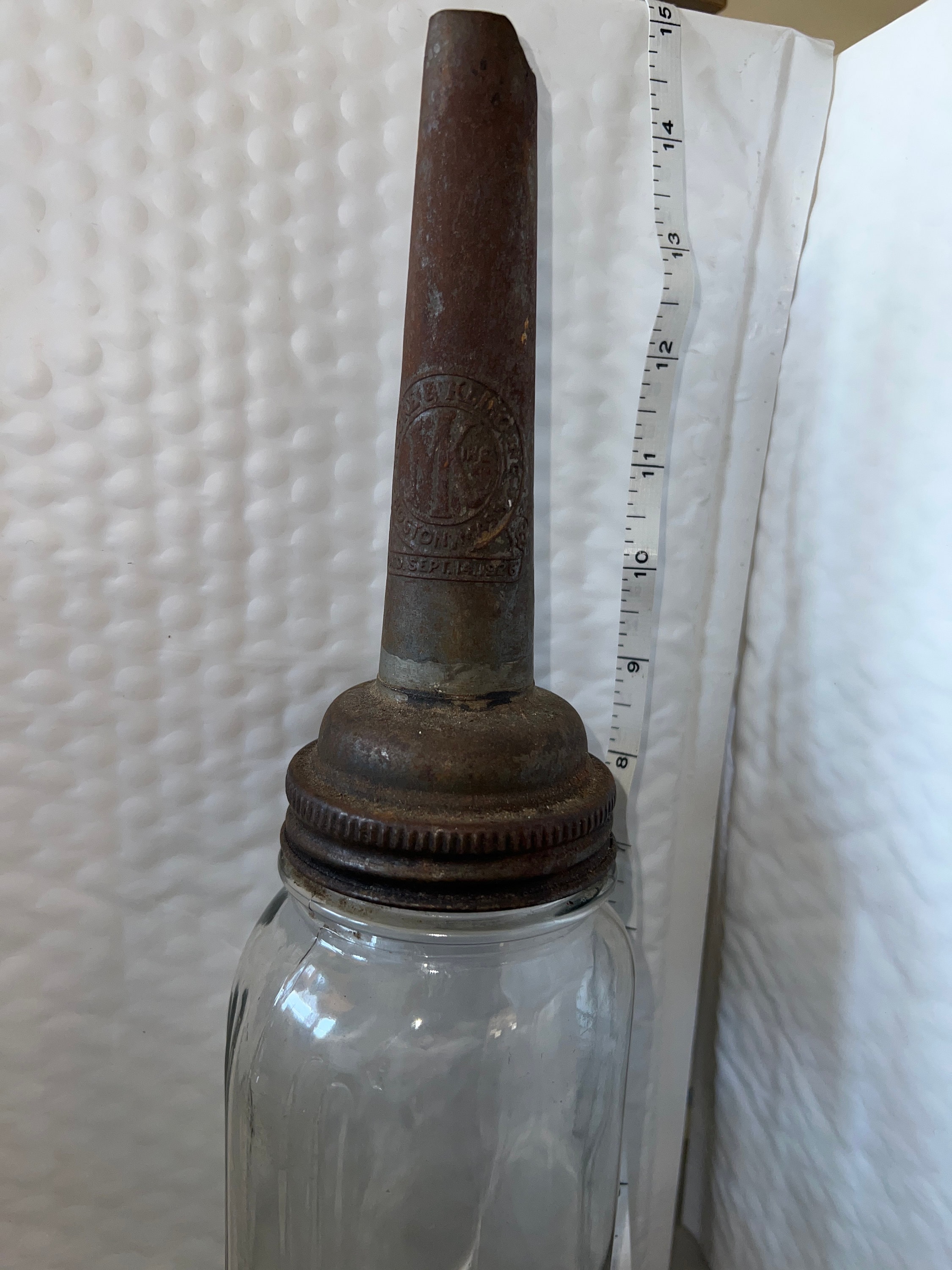 Vintage Oil Bottles With Spouts