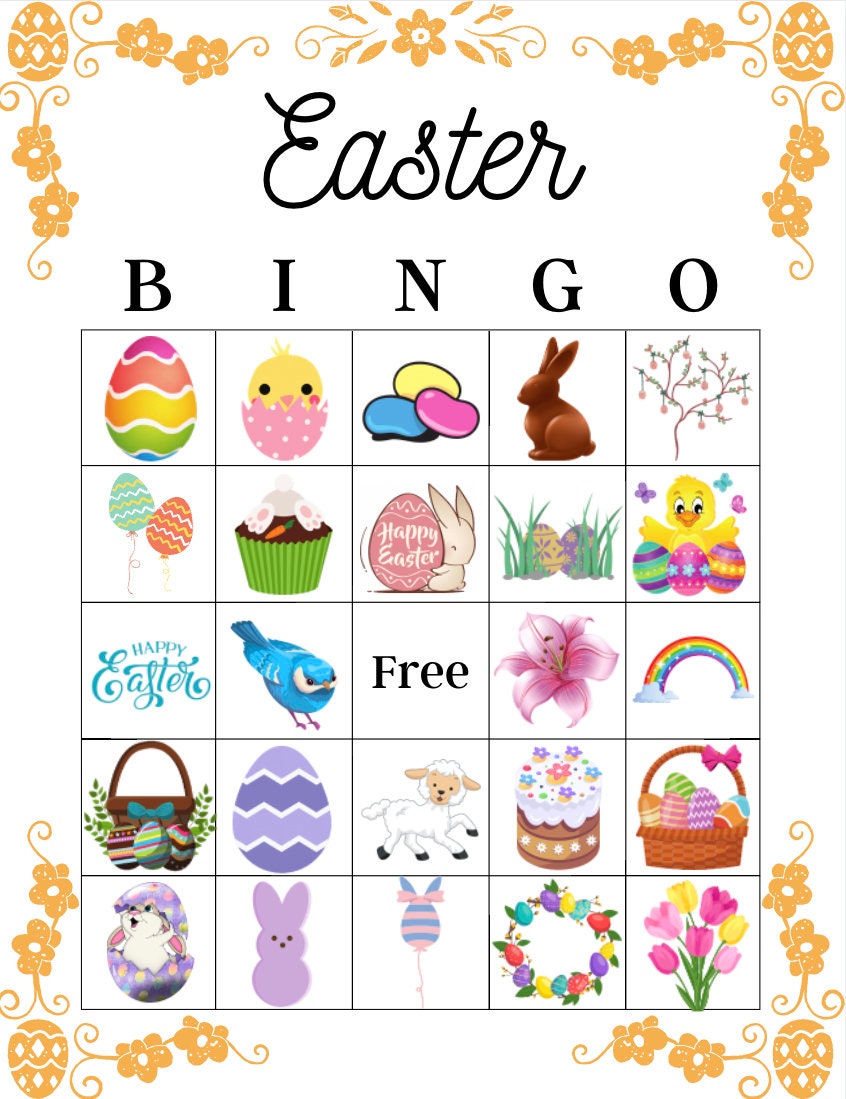Easter Bingo - Etsy