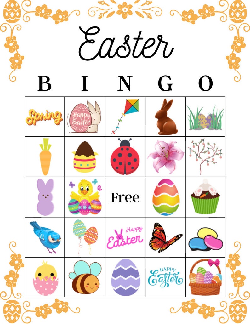 Easter Bingo - Etsy