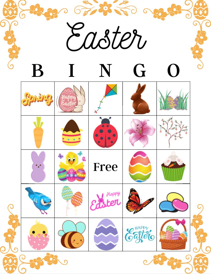 Easter Bingo - Etsy