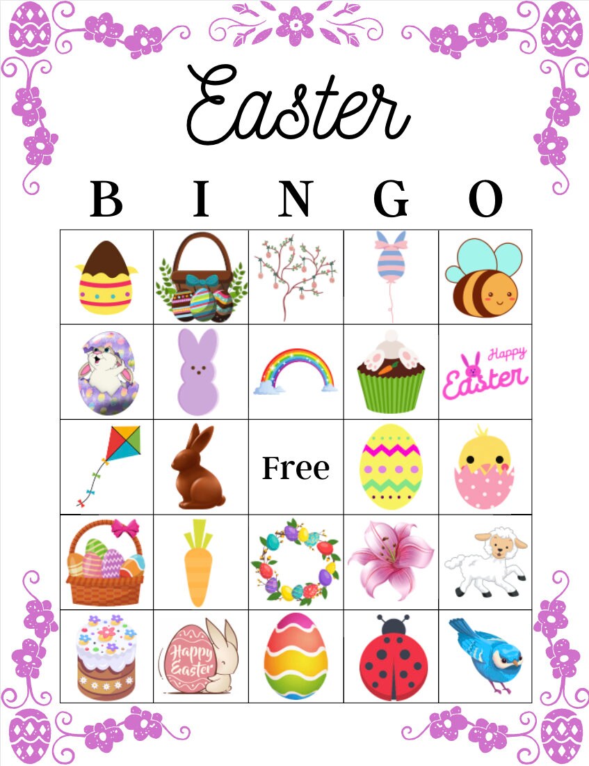Easter Bingo - Etsy