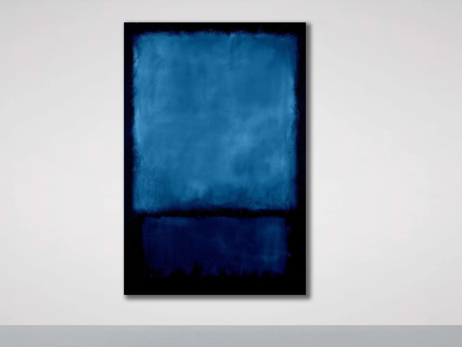 Mark Rothko Blue ,black Canvas Art, Abstract Canvas Wall Art,minimalism ...