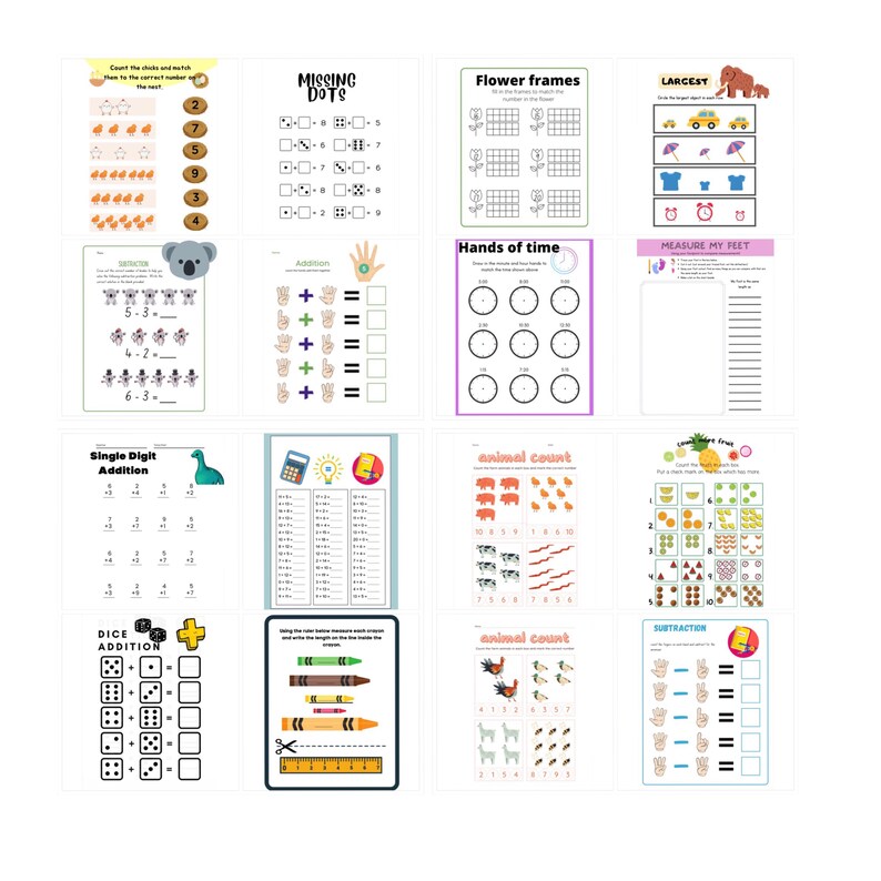 SVG 25 Kindergarten 1st Grade Worksheet, Homeschool, Preschool ...