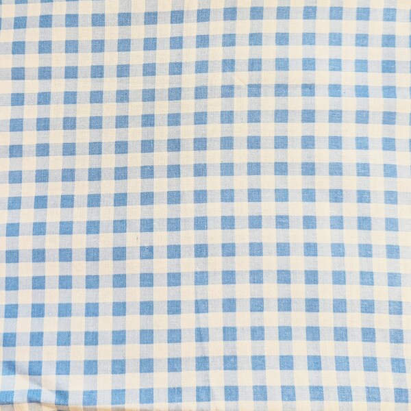 Light Blue Calico Fabric - Etsy