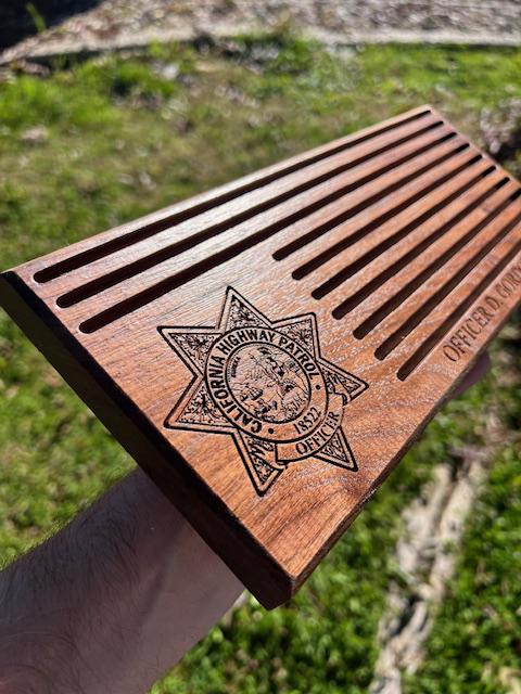 California Highway Patrol Personalized Challenge Coin Display Holder ...