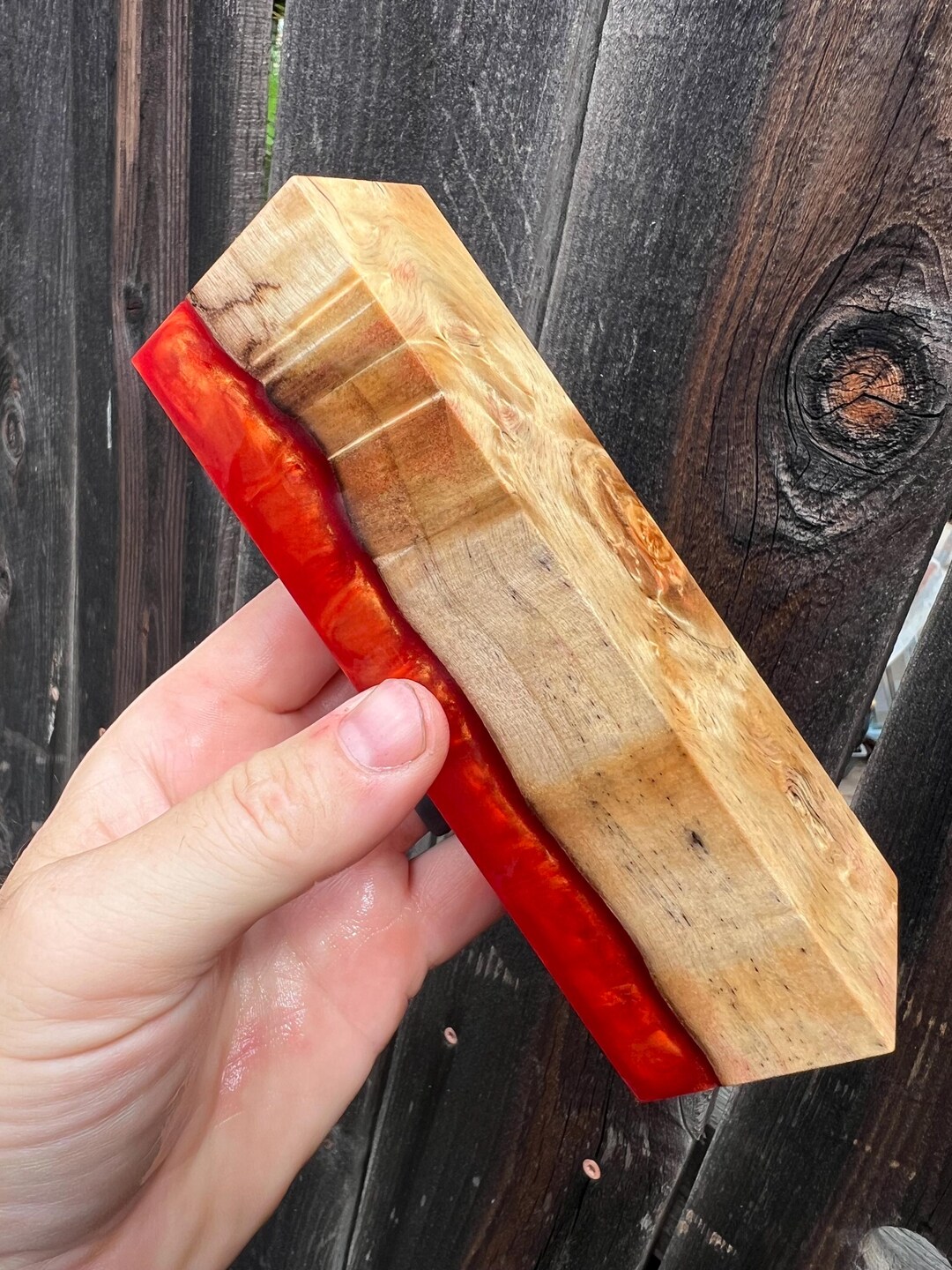 Stabilized Poplar Hybrid Resin, Duck Call, Knife Scales, Pen Blanks - Etsy