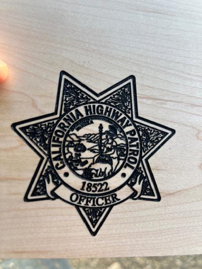 California Highway Patrol Personalized Challenge Coin Display Holder ...