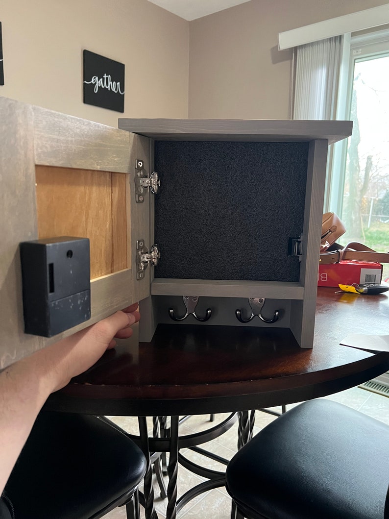 Hidden Wall Shelf Safe / Concealed Gun & Key Storage / Concealment Self ...