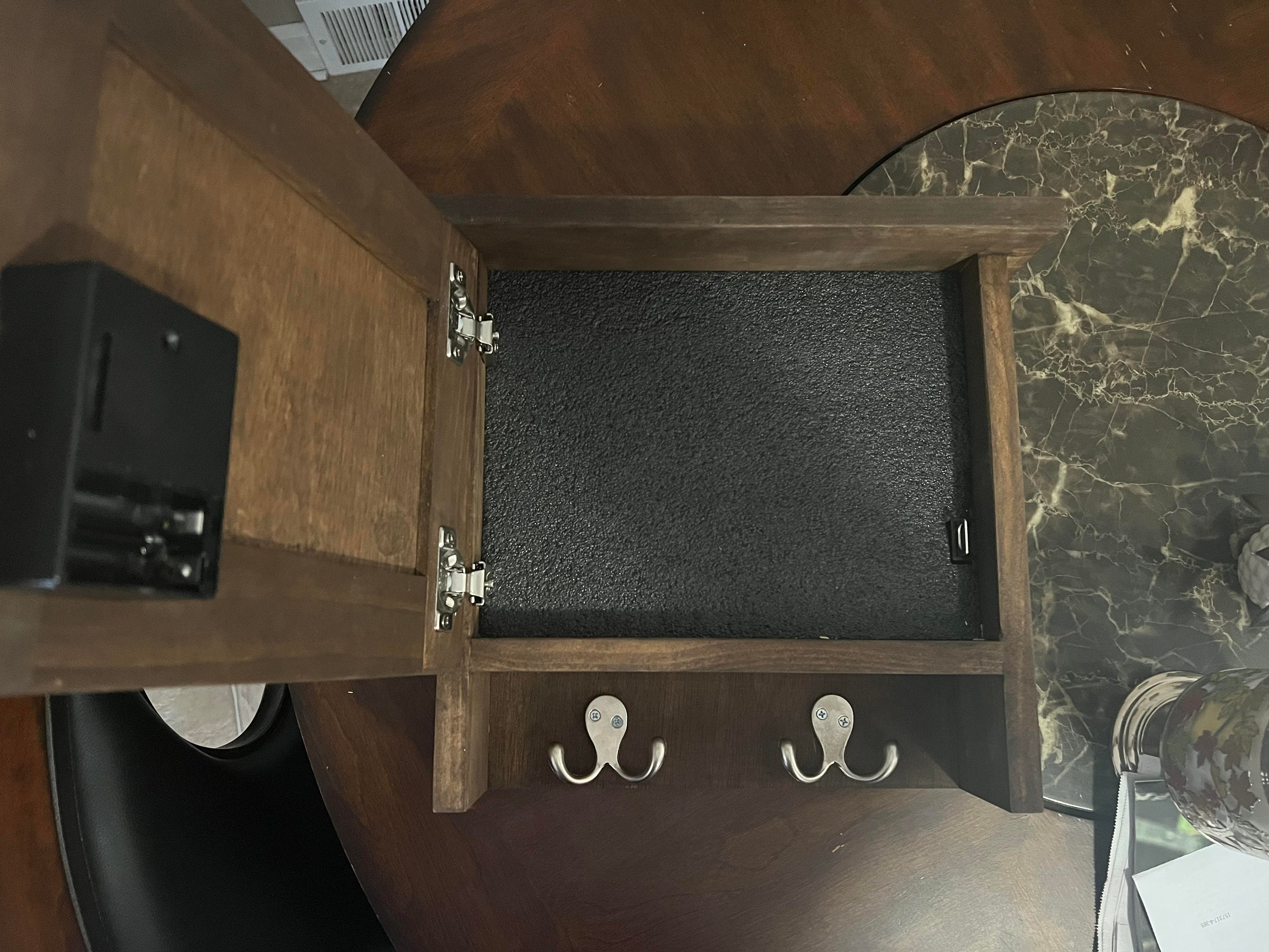 Concealment Wall Shelf, Gun Holder, Coat Rack - Etsy