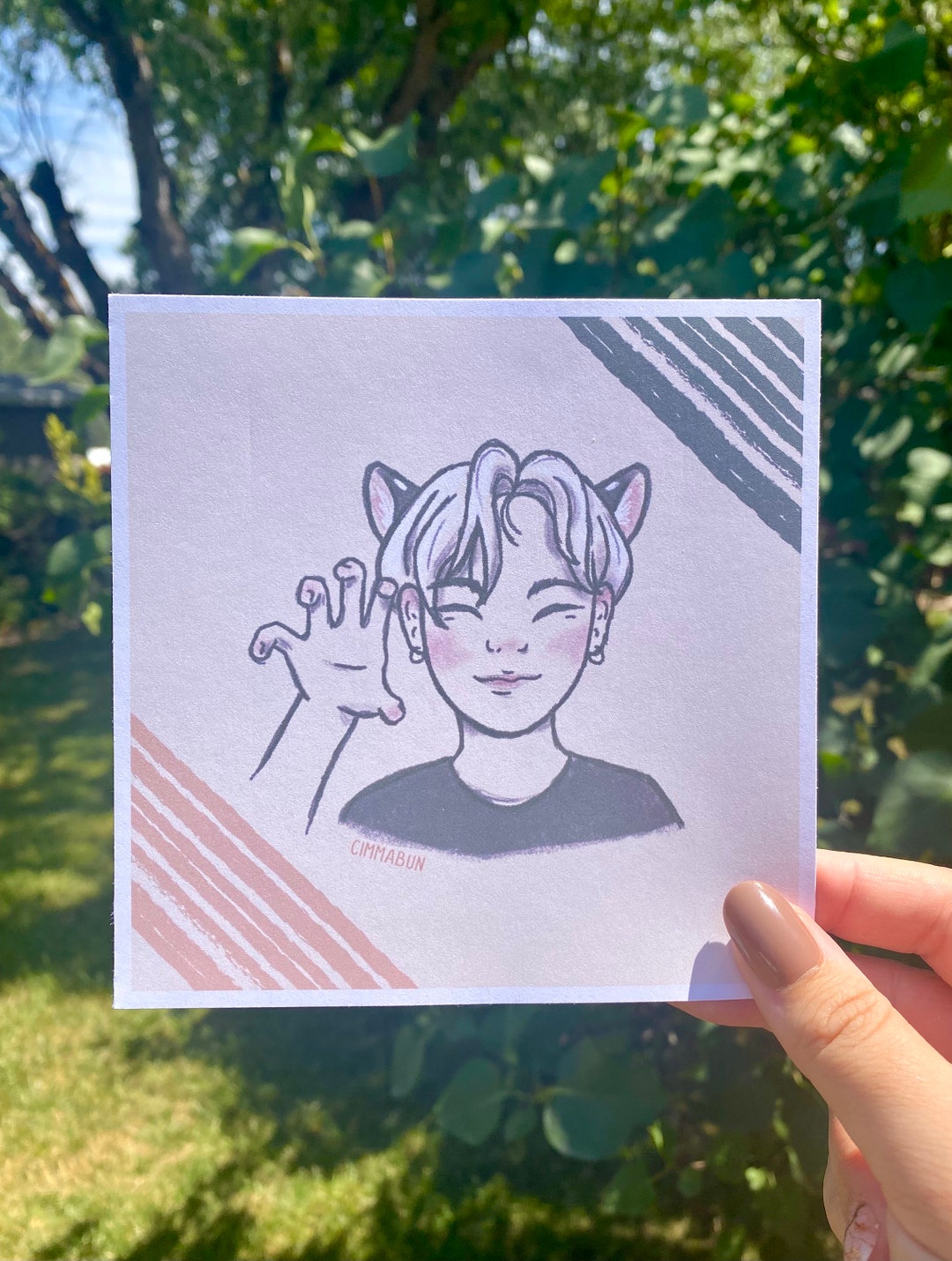 Hoshi Horanghae 5x5 Cute Art Print Birthday Gift - Etsy