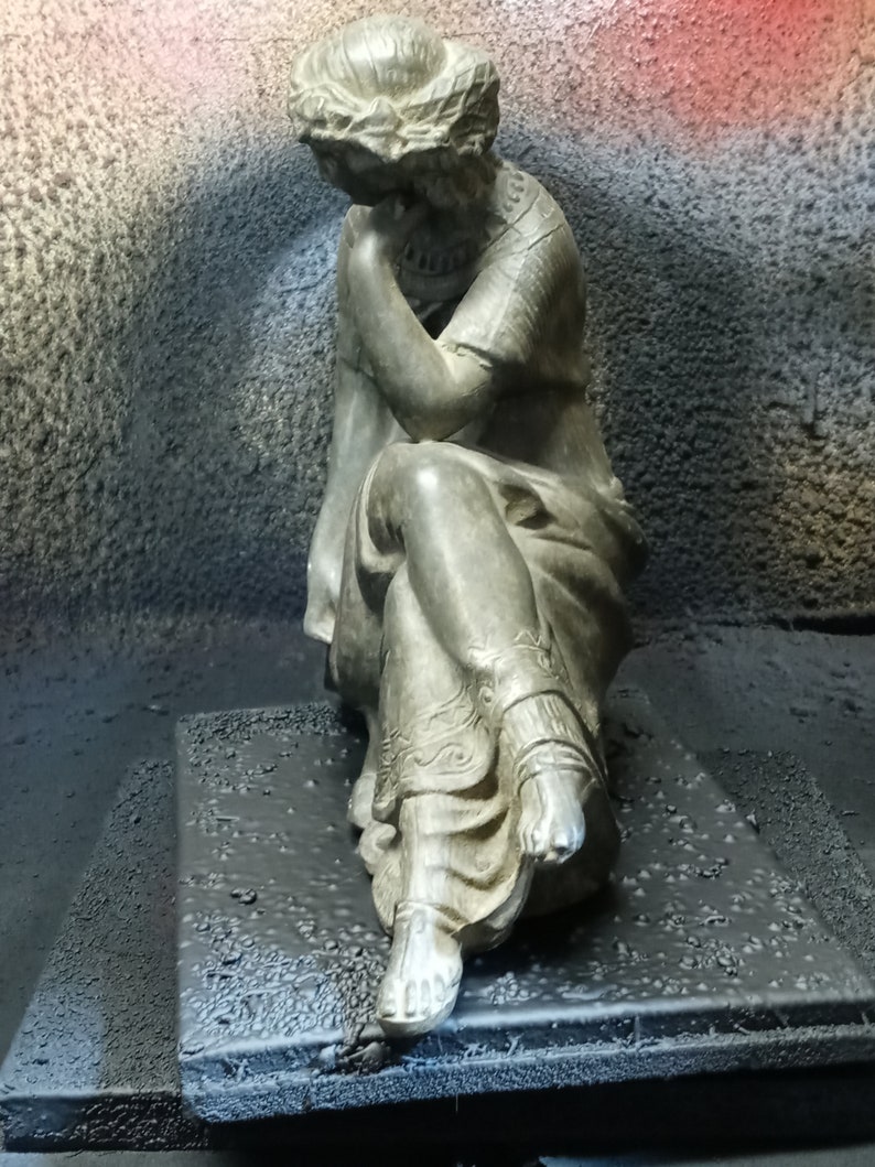 Spelter Clock Topper, Woman With Lyre, Original Finish - Etsy