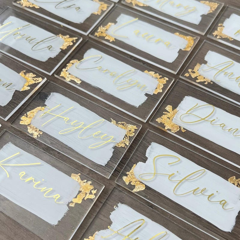 Acrylic Wedding Place Cards - Etsy