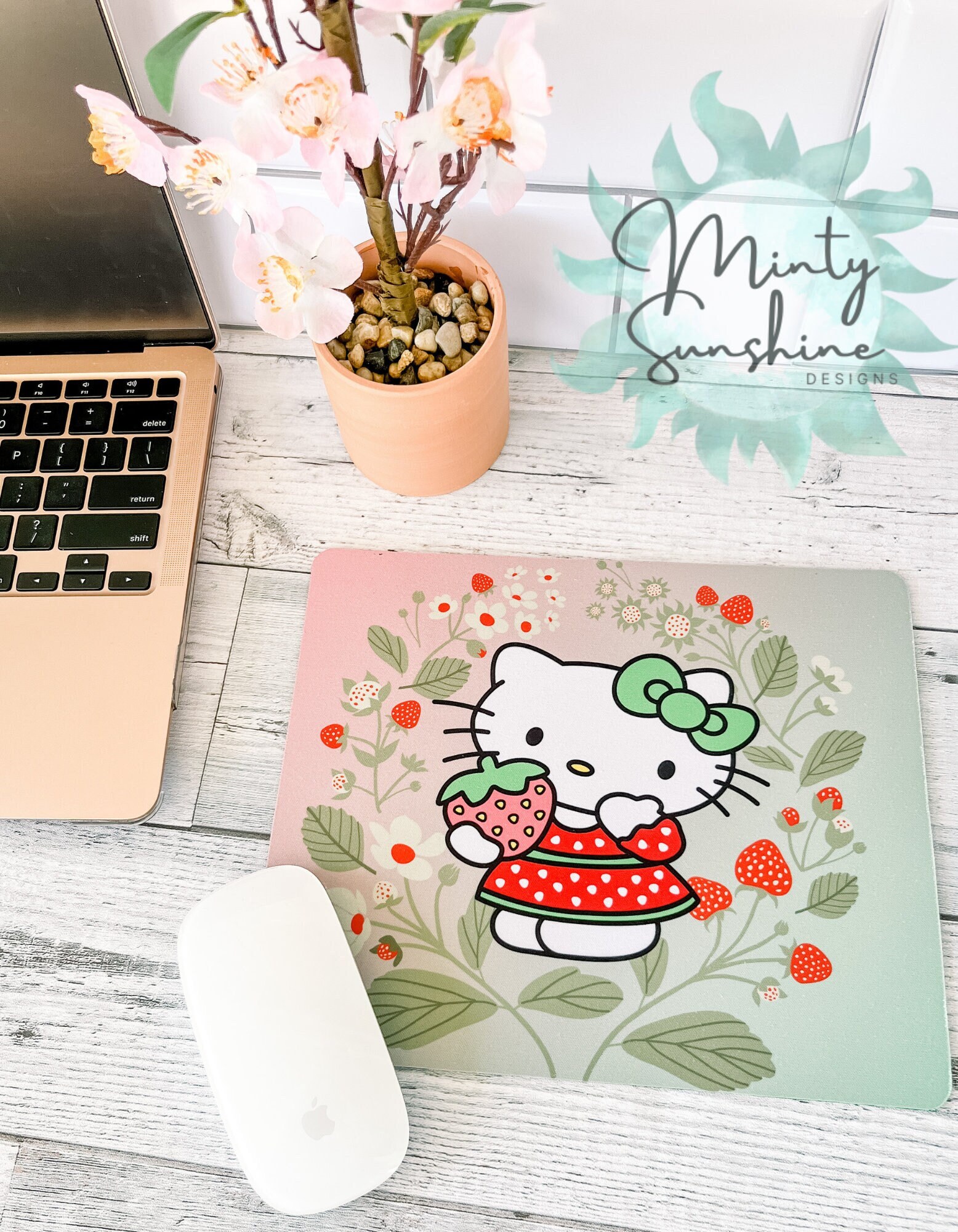 Hello Kitty Mouse Pad, Hello Kitty Decor sold by Hush Micky | SKU ...