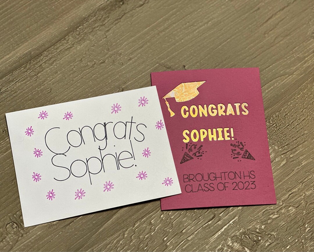 Personalized Graduation Card - Etsy