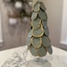 Handmade and Hand Painted Oyster Shell Tree - Sea Green and Gold! Bring ...