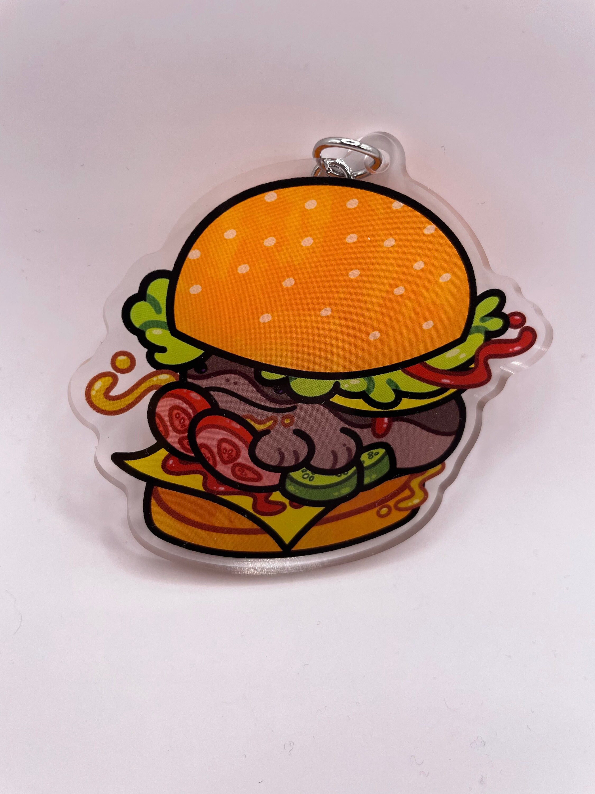 Clodsire Burger Acrylic Keychain Pokemon S/V Clodsire - Etsy