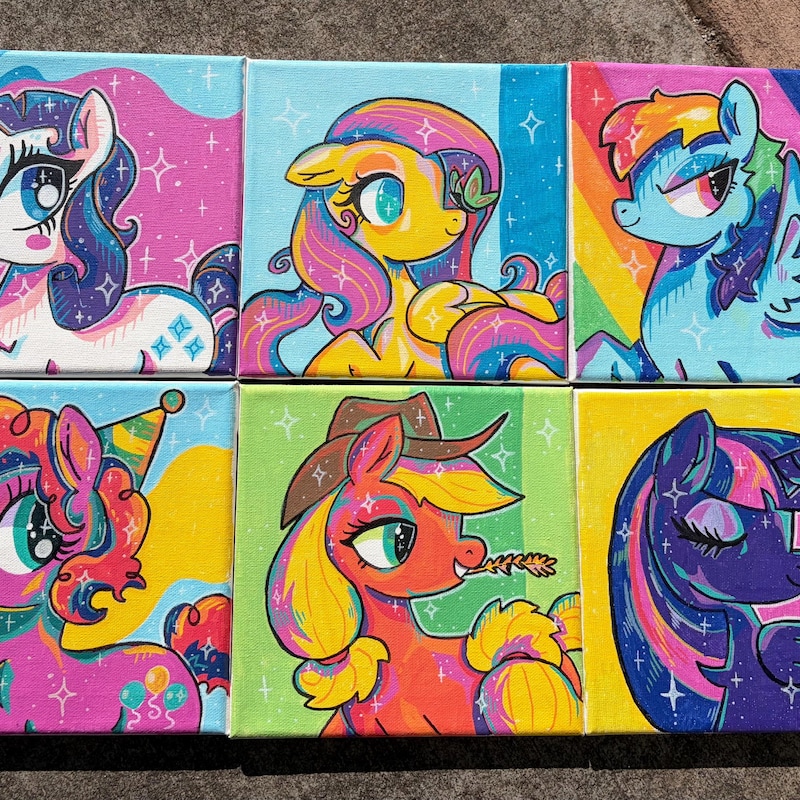 Art Paintings Mlp - Etsy