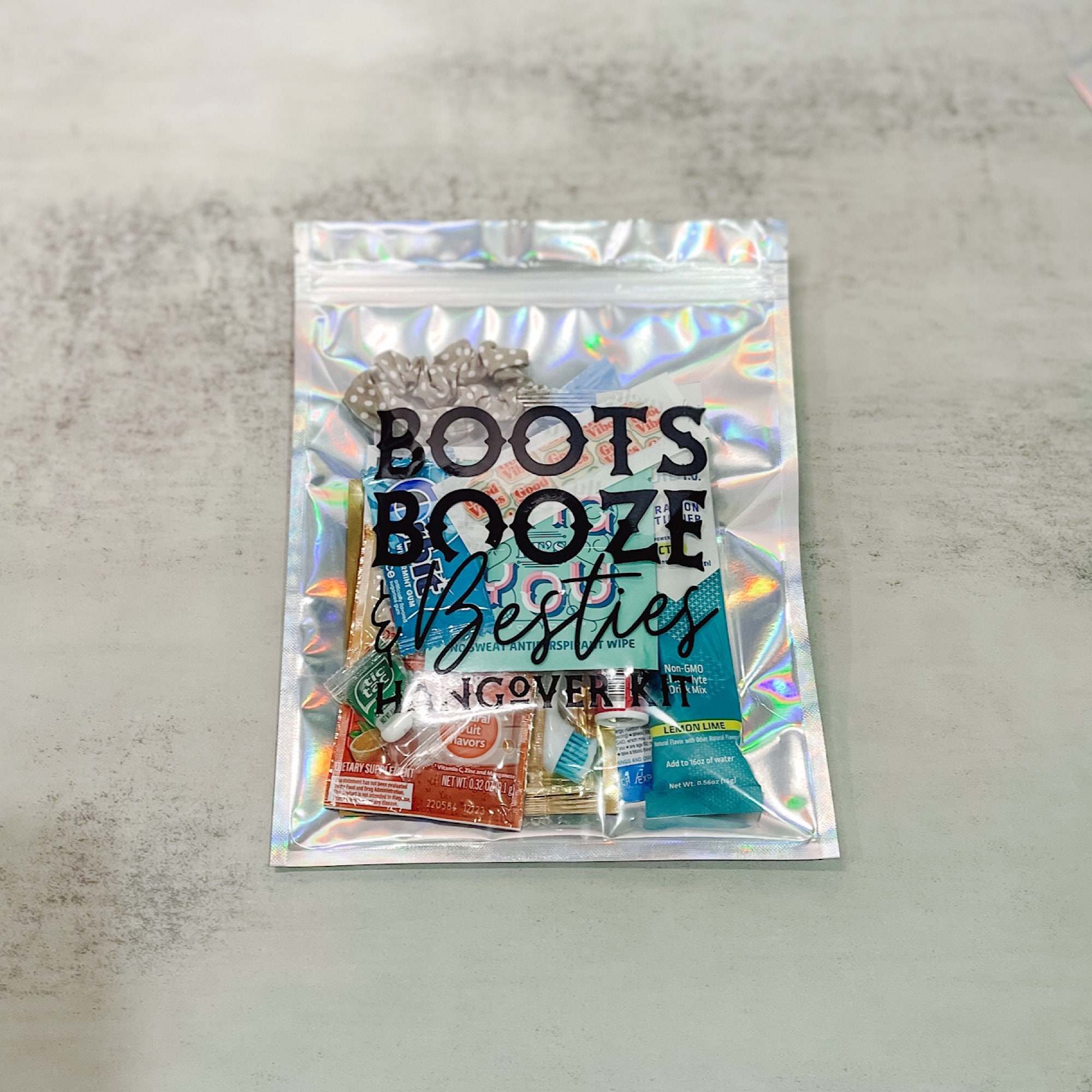 Boots and Booze Hangover Kit - Etsy