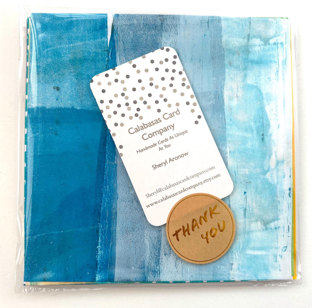 Hand Painted Collage Papers, Ephemera, Fodder Paper, Mixed Media ...