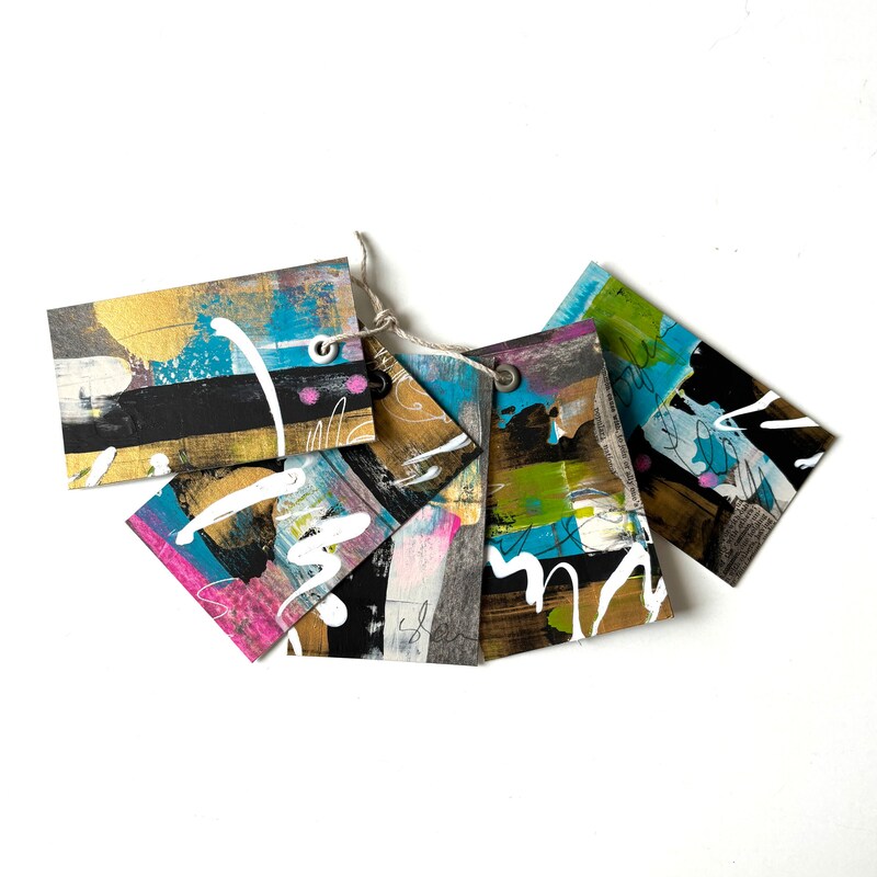 Hand Painted Tags - Etsy