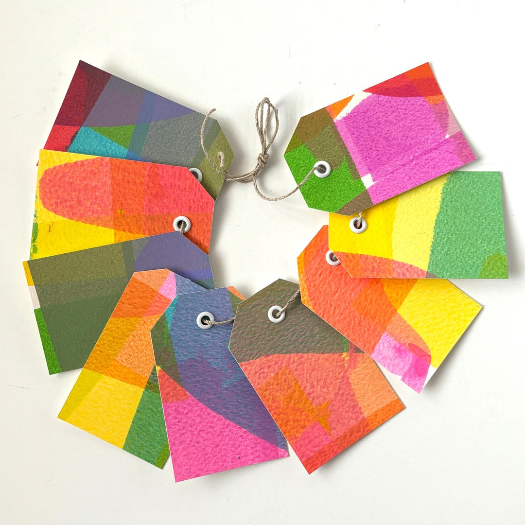 Hand Painted Gift Tags, Gifting, Gift Wrapping, Gift Wrapping Supplies ...