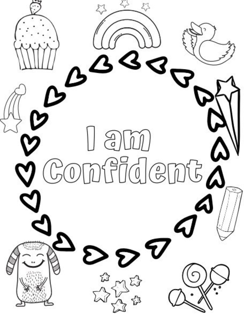 Affirmation Kids: Positive Affirmation Coloring Book Volume 1 ...