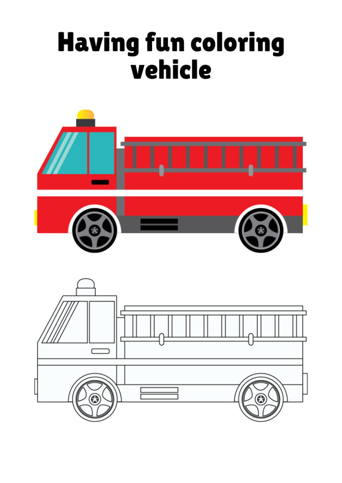 Zoomin' Zone: Fun Vehicle Coloring Pages Printable Coloring Pages for ...