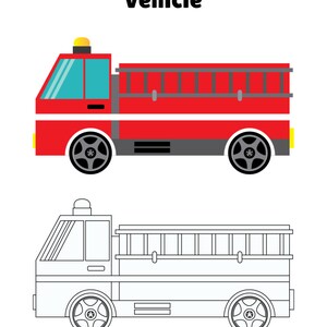 Zoomin' Zone: Fun Vehicle Coloring Pages Printable Coloring Pages for ...