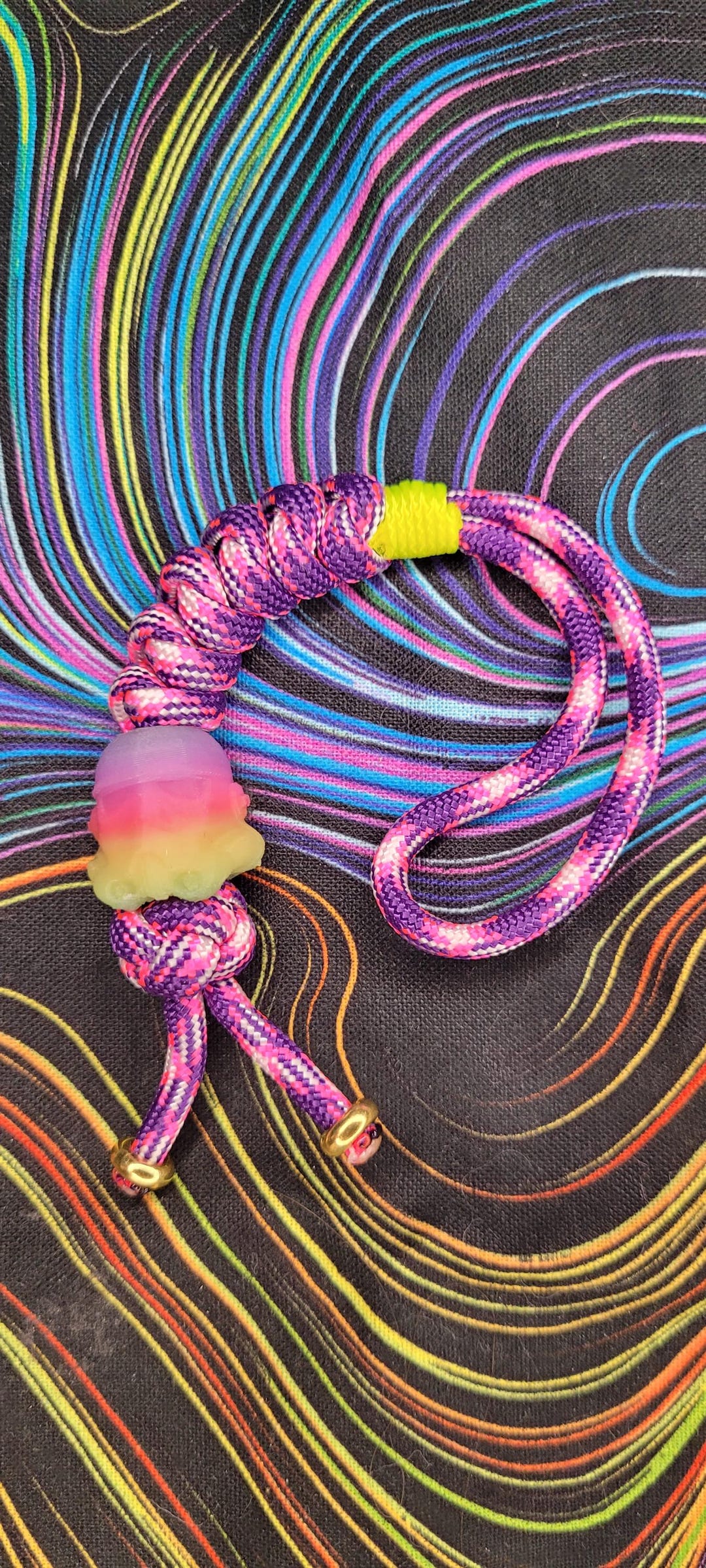 Edc Knife Lanyard | Edc Glow | Edc Skull | Edc Bead | Edc Gear | Glow ...
