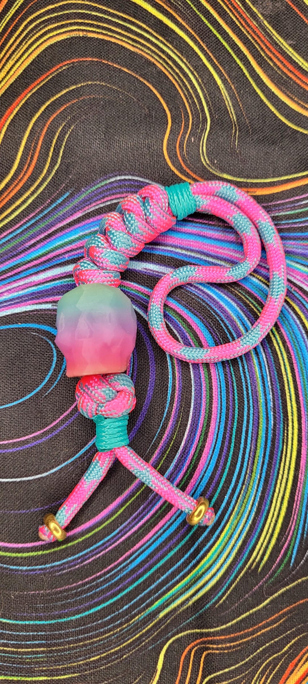 Edc Knife Lanyard | Edc Glow | Edc Skull | Edc Bead | Edc Gear | Glow ...