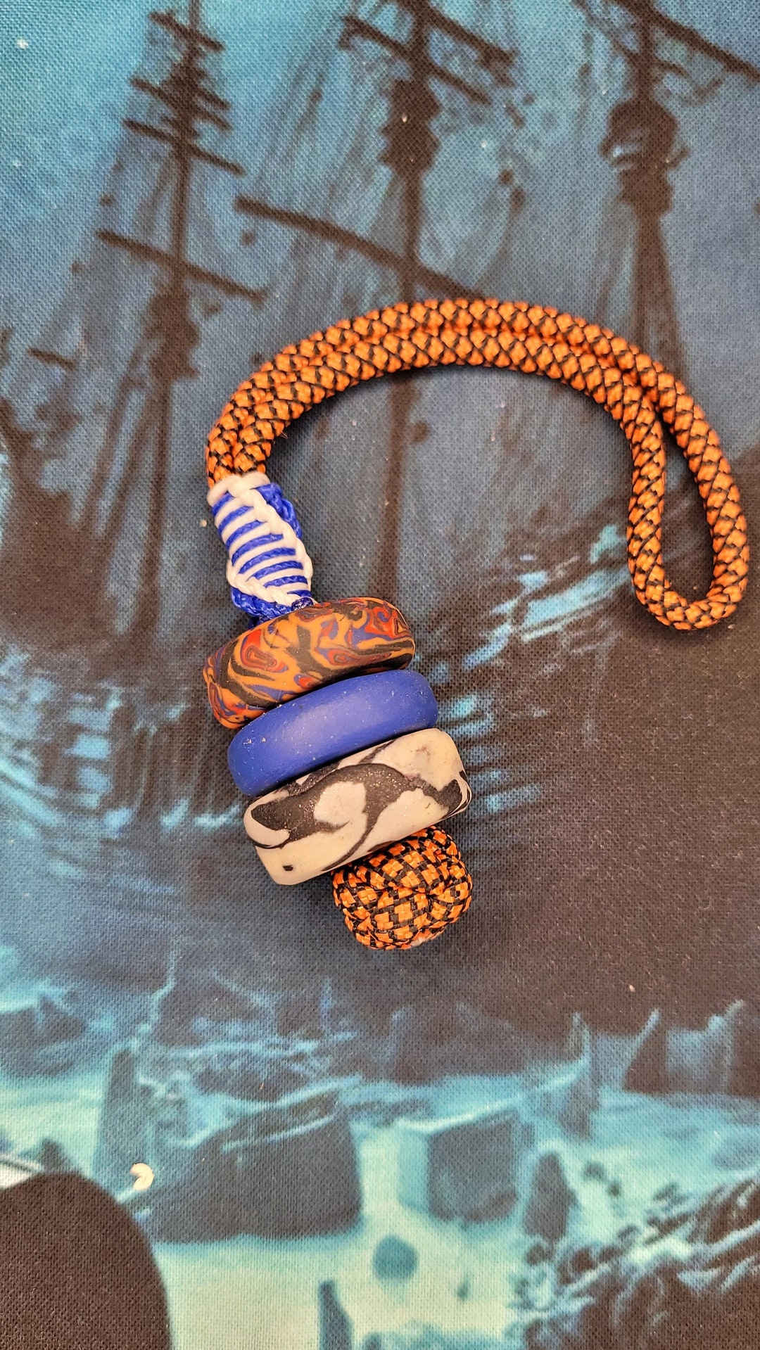 Edc Lanyard |knife Bead| Everyday Carry | Paracord Knife Lanyard | EDC ...