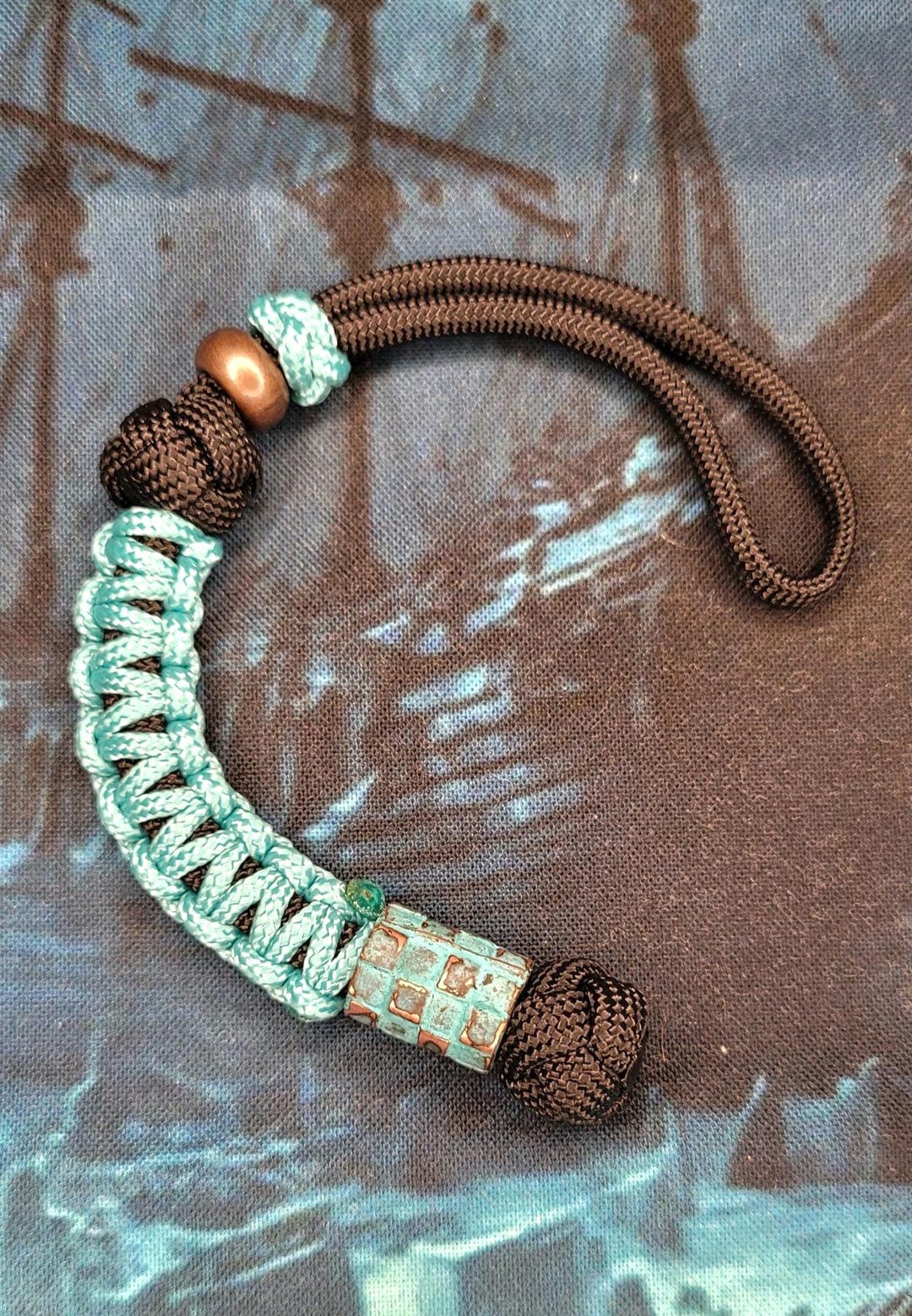 Edc Paracord Knife Lanyard | Shipwrecked Copper | Keychain Lanyard ...