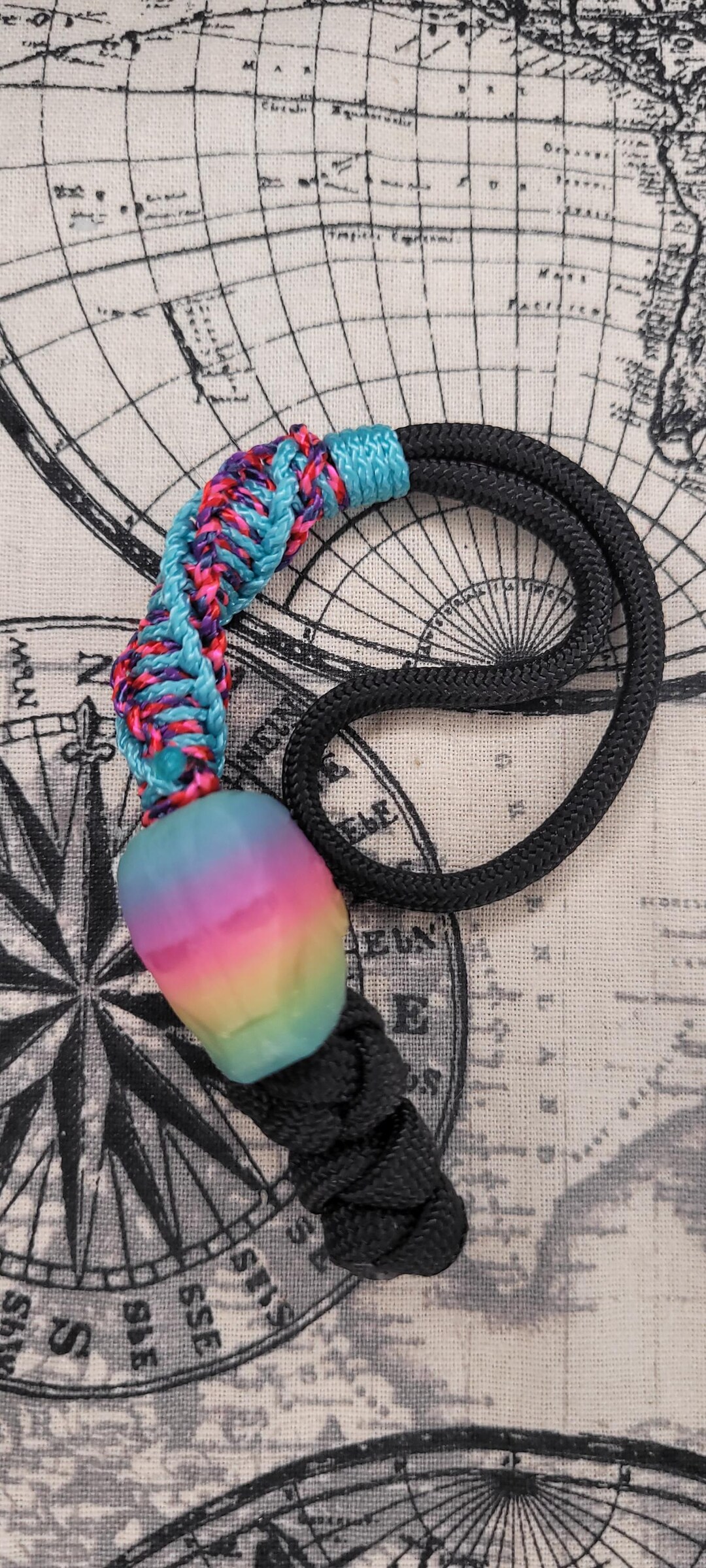 Edc Knife Lanyard | Edc Glow | Edc Skull | Edc Bead | Edc Gear | Glow ...