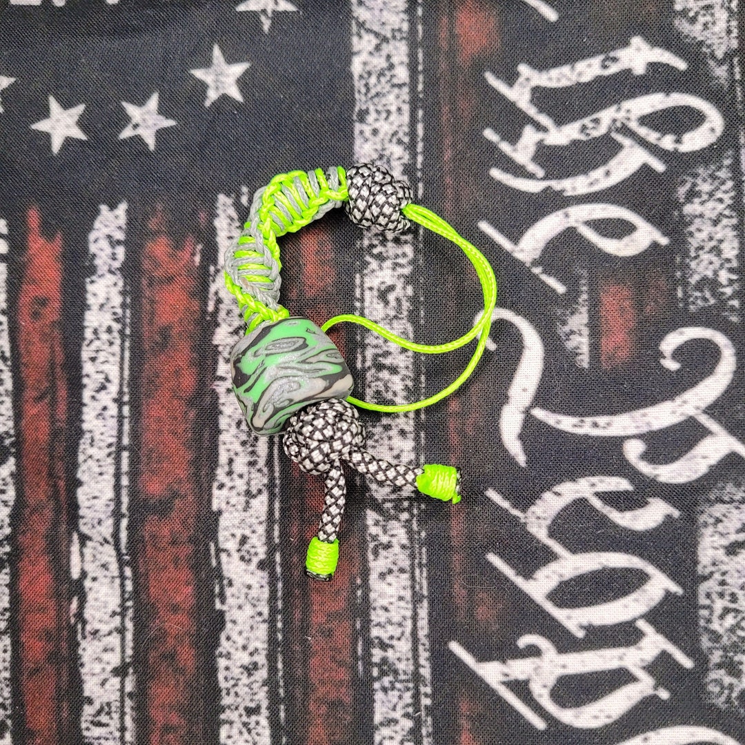 Paracord Knife Lanyard | EDC Lanyard |edc Bead |keyfob Lanyard ...