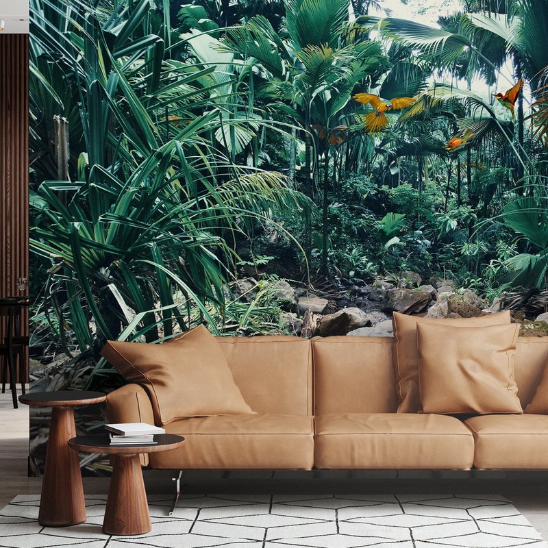 Tropical Wall Mural - Etsy