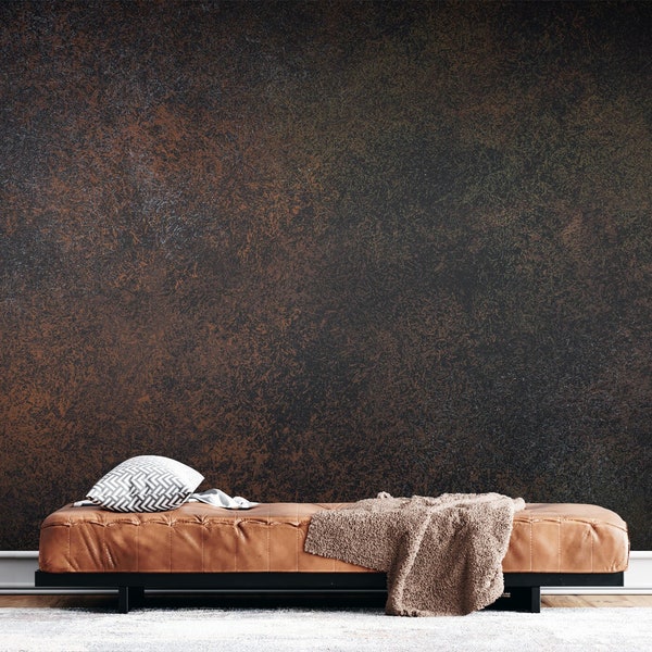 Dark Stone Wall Wallpaper - Etsy