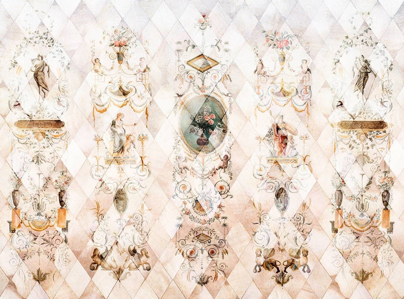 Neoclassical Art Wallpaper Peel and Stick Vintage Wall Mural - Etsy