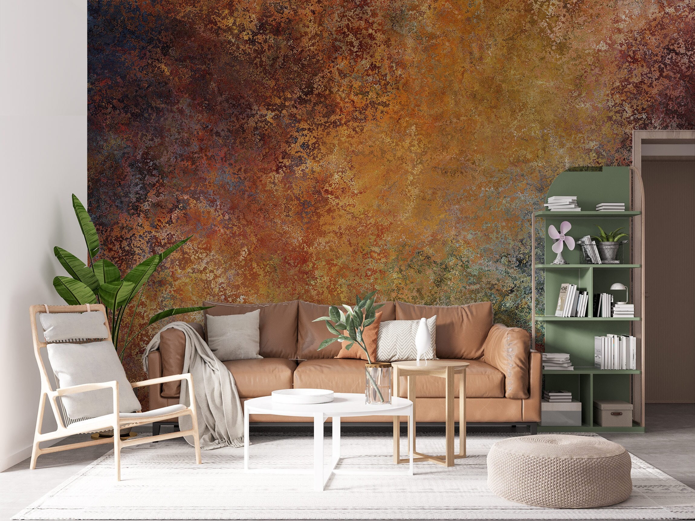 Rusty Copper Metal Wallpaper Peel and Stick Industrial - Etsy