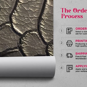 Snake Skin Texture Wallpaper, Modern Peel and Stick Wall Mural, Self ...